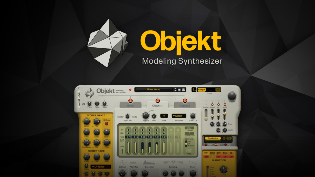Neu: Reason Studios – Objekt Physical Modeling Synthesizer – Sonic Sales