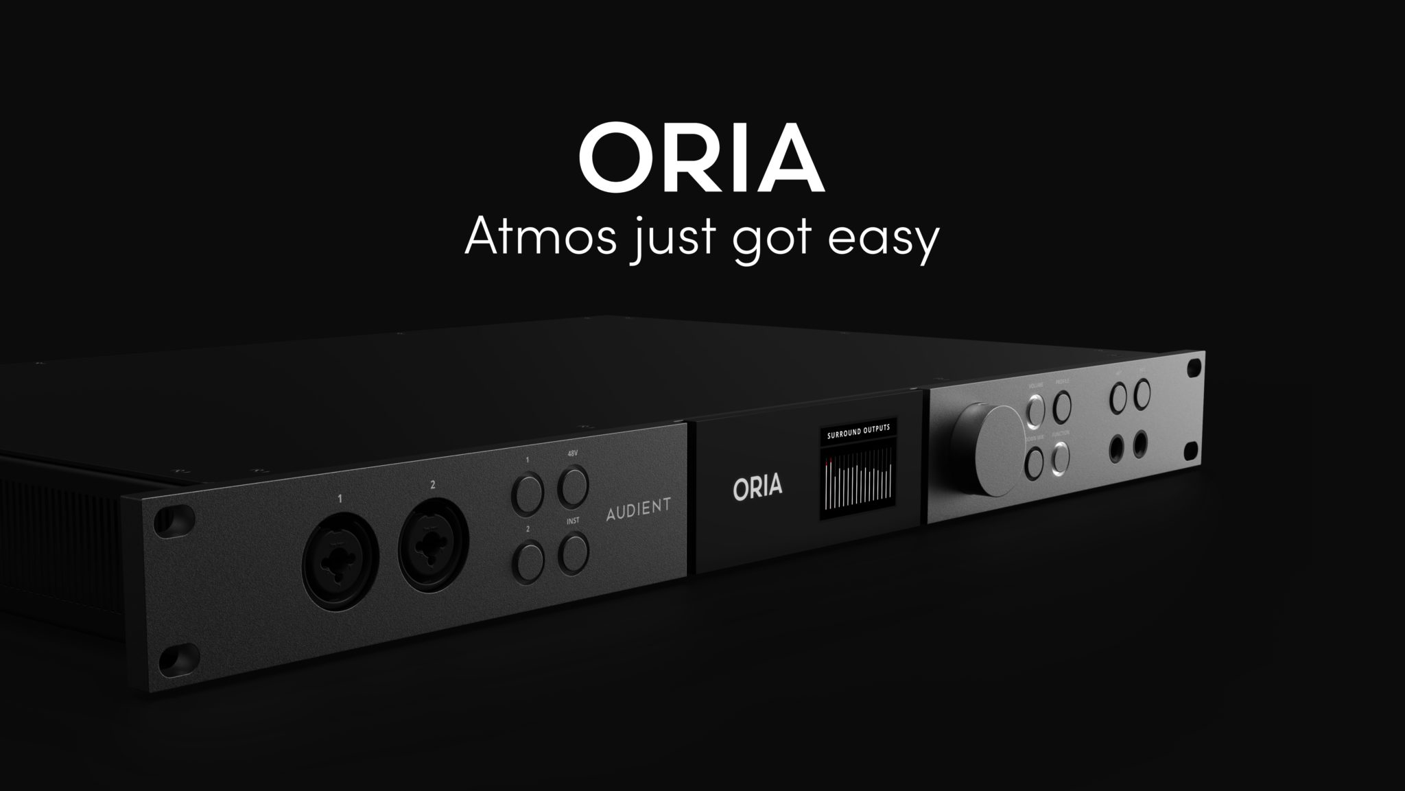 Neu: Audient – ORIA – Immersive Audiointerface & Monitor-Controller – Sonic Sales